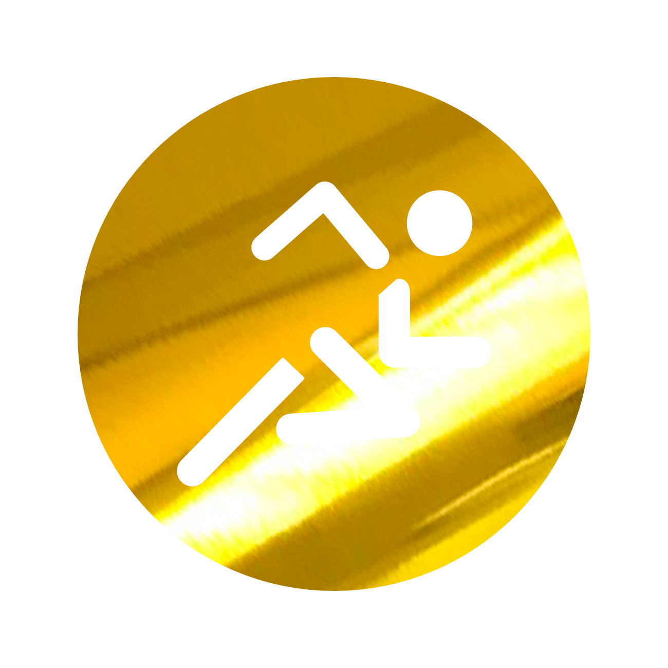 Running Sticker Decal Die Cut - Self Adhesive Vinyl - Weatherproof ...