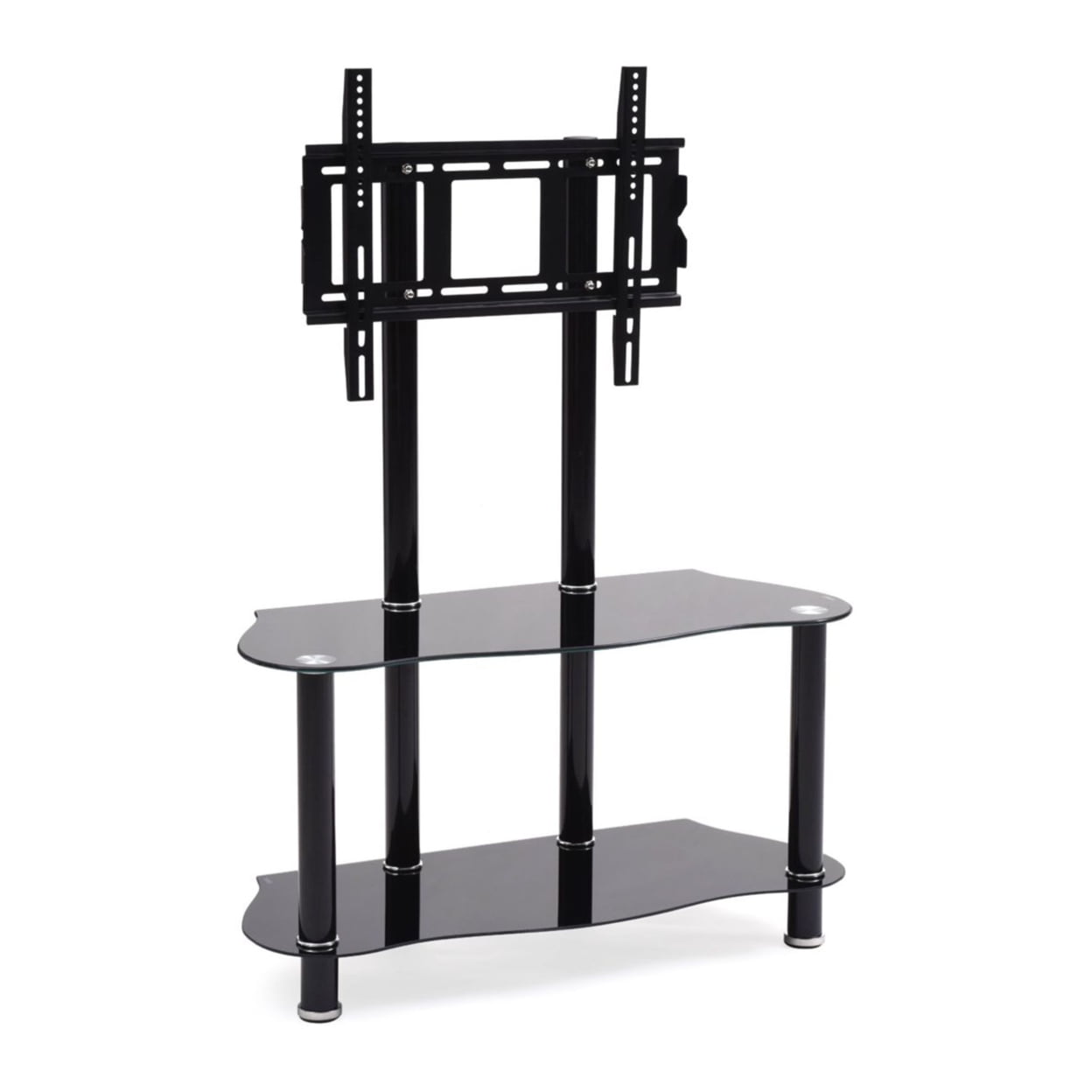 Home Decorative 35.4" Wide Glass TV Stand with Mount - Walmart.com