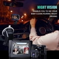 Baby Car Back Seat Camera, 4.3" HD 1080P Monitor Screen Camera Night ...