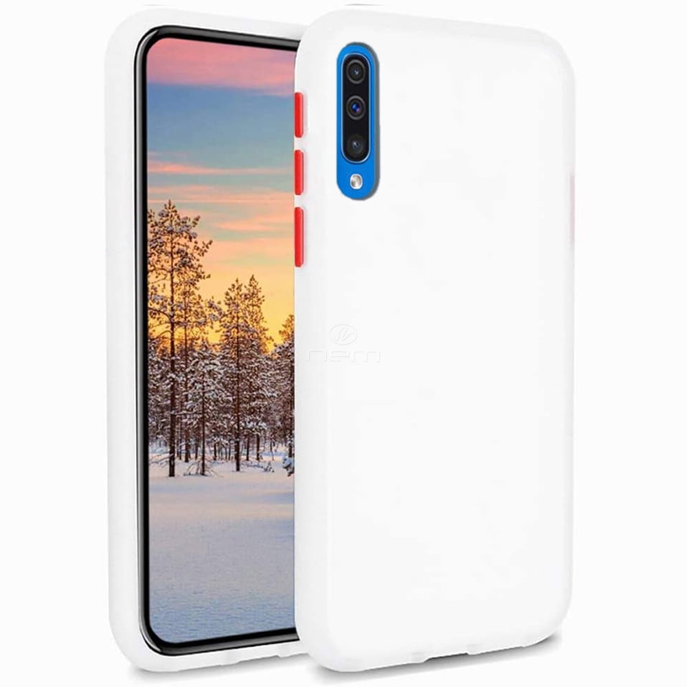 For Samsung Galaxy A30S / A50S / A50 Transparent Slim Matte Colored ...