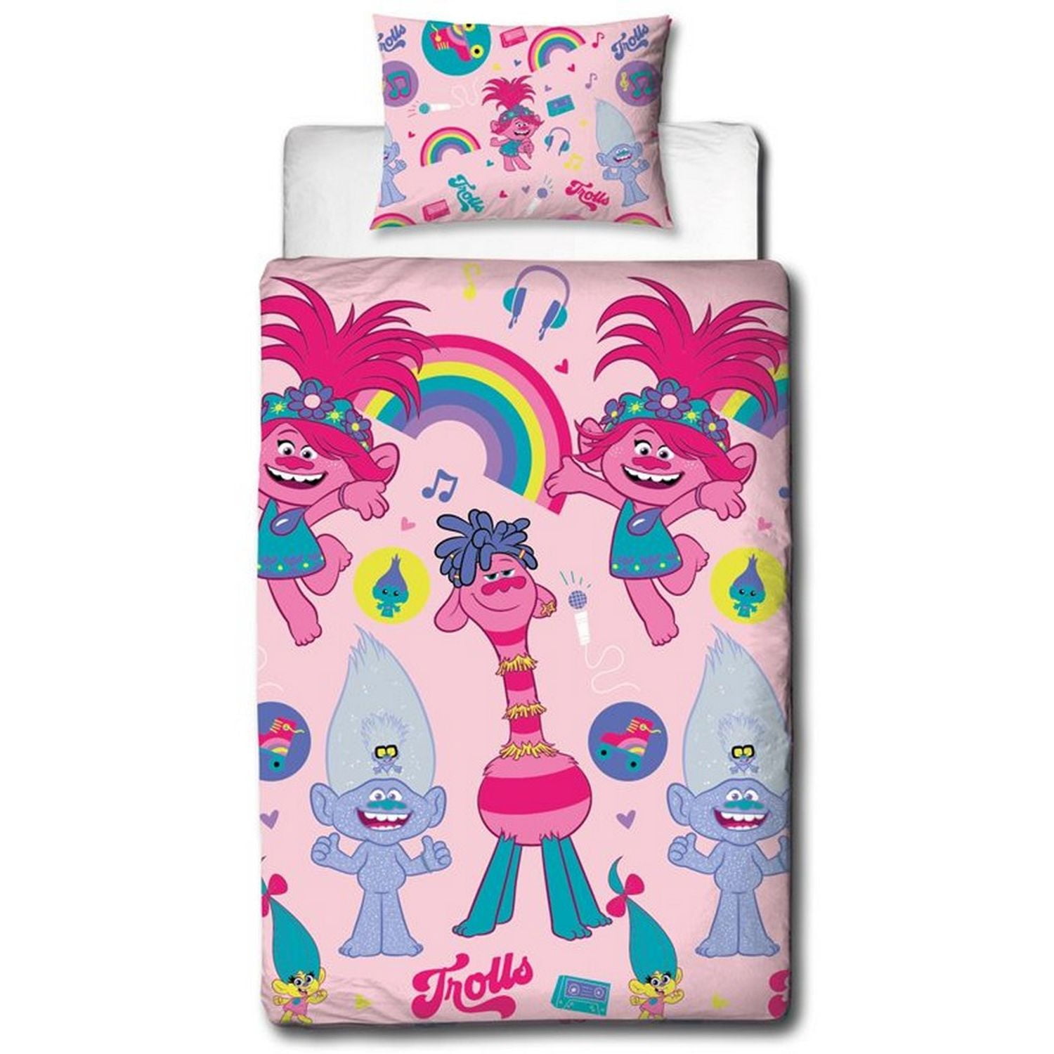 Click here for Trolls 2 Concert Duvet Cover Set prices