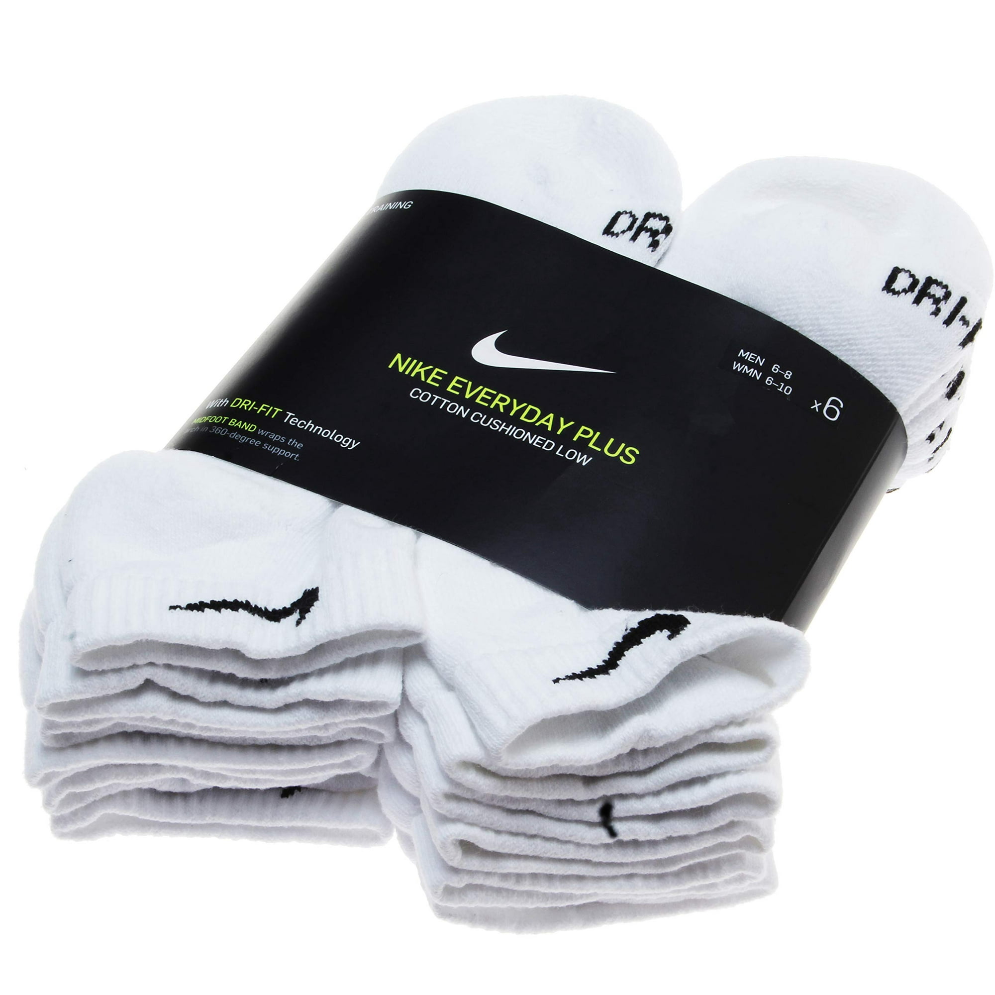 Click here for Mens Nike 6-Pack Everyday Plus Cushion Low-Cut Tra... prices