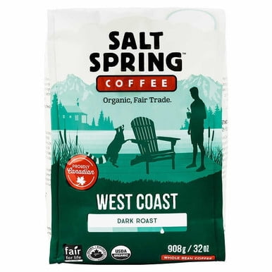 Click here for Salt Spring Organic Dark Roast Coffee  908 G 908g prices