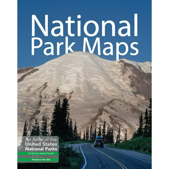 National Park Maps: An Atlas of the U.S. National Parks, (Spiral-Bound ...