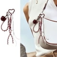 Fashionable Fruit Keychain For Daily Use Soft Braided Rope With Alloy ...