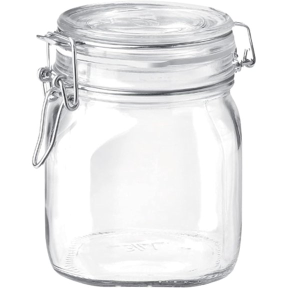 Hakan Large Clear Glass Mason Jar with Wide Mouth Lid, 18.5 oz for ...