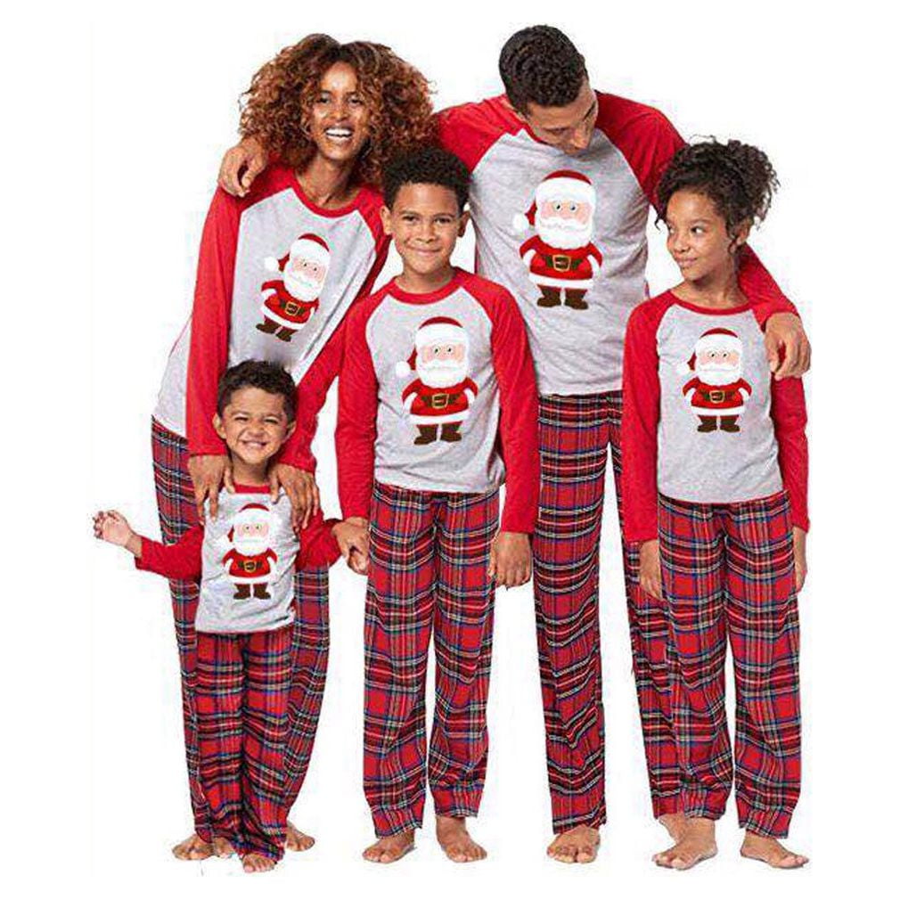 Click here for Caitzr Matching Family Christmas Pajamas Set santa... prices