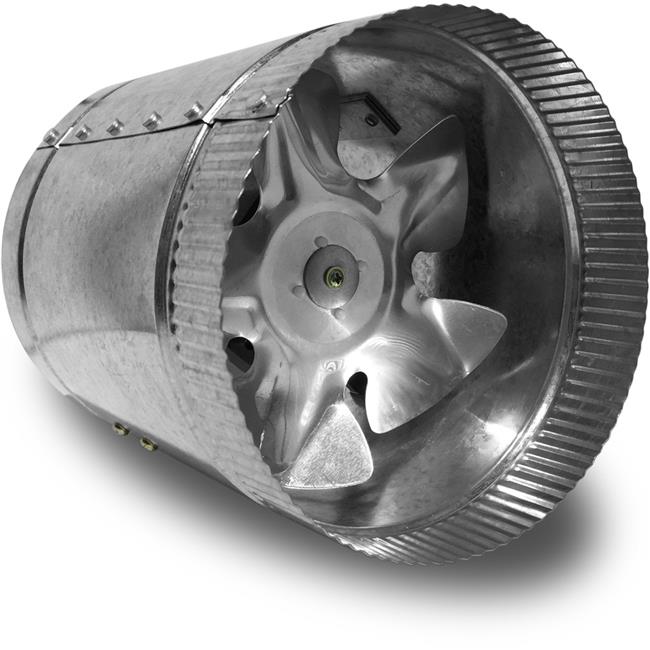 Vortex VAT600 6 in. 210 CFM Inductor In-Line Duct Fan - Walmart.com