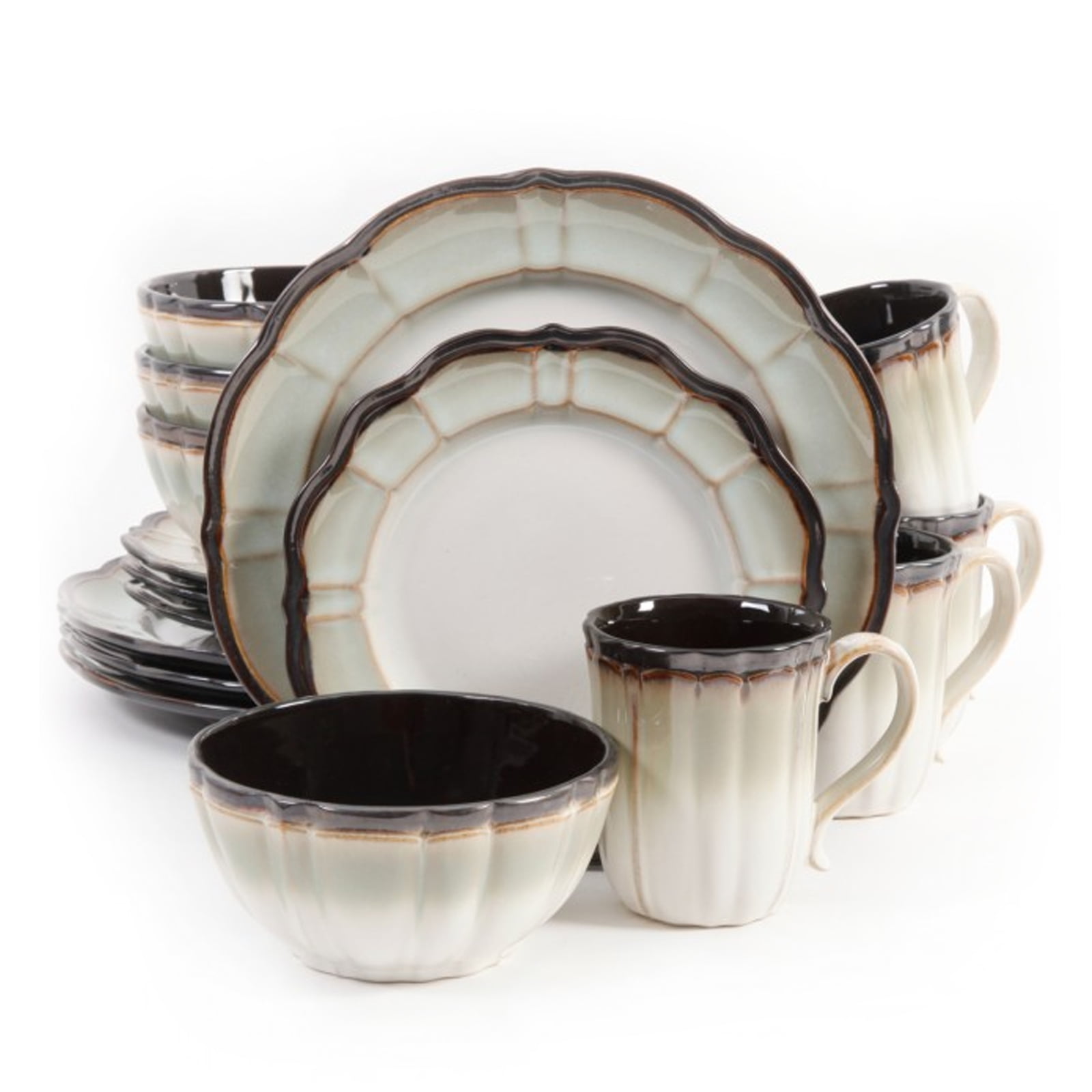 Gibson Mableton 16 Piece Dinnerware Set - Walmart.com