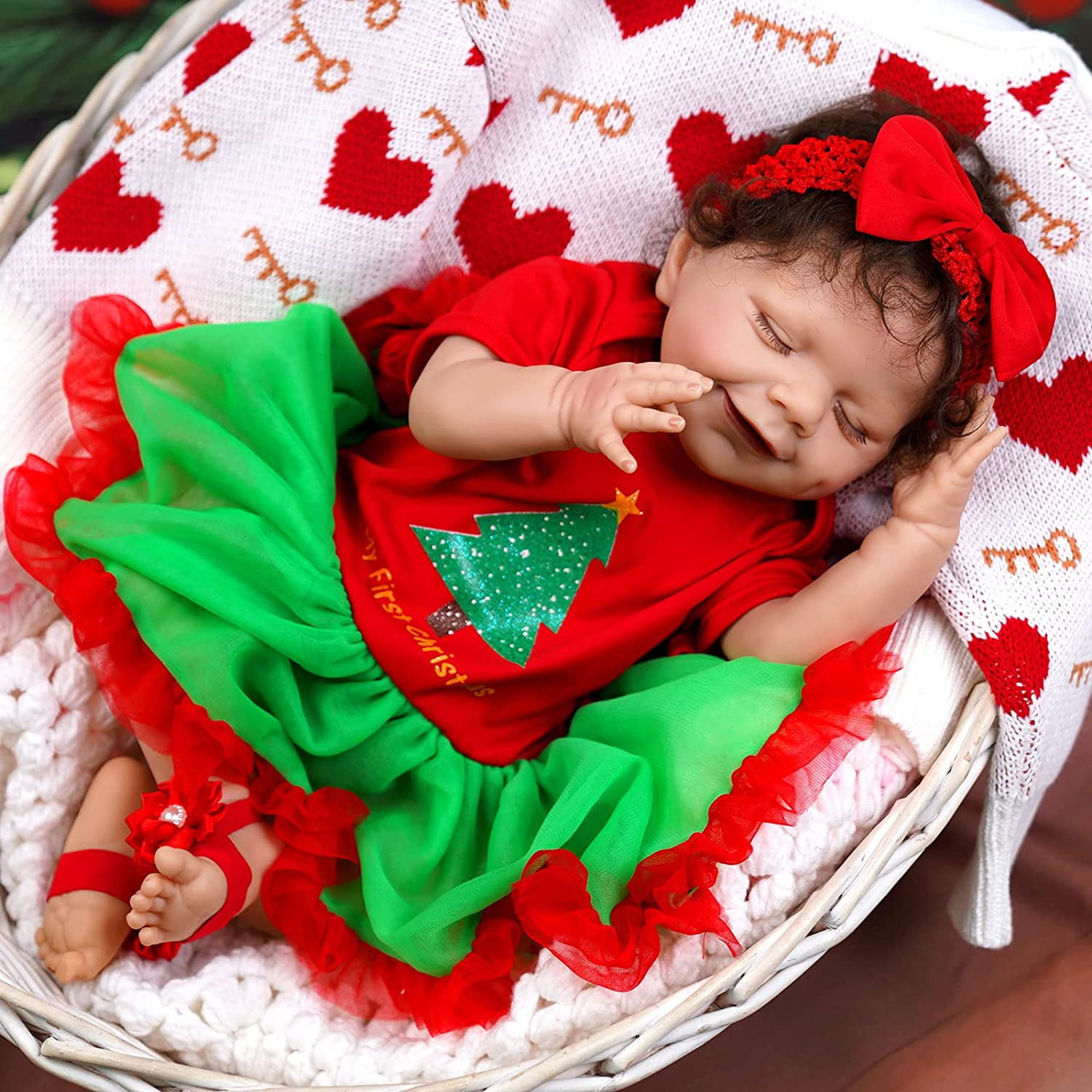 RSG Christmas Limited Rebirth Doll 20 inch Reborn Baby Dolls Christmas ...