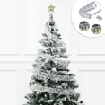 Blueek 33 Inch Christmas Tree Decoration Ribbon, Double Layer Light-up ...