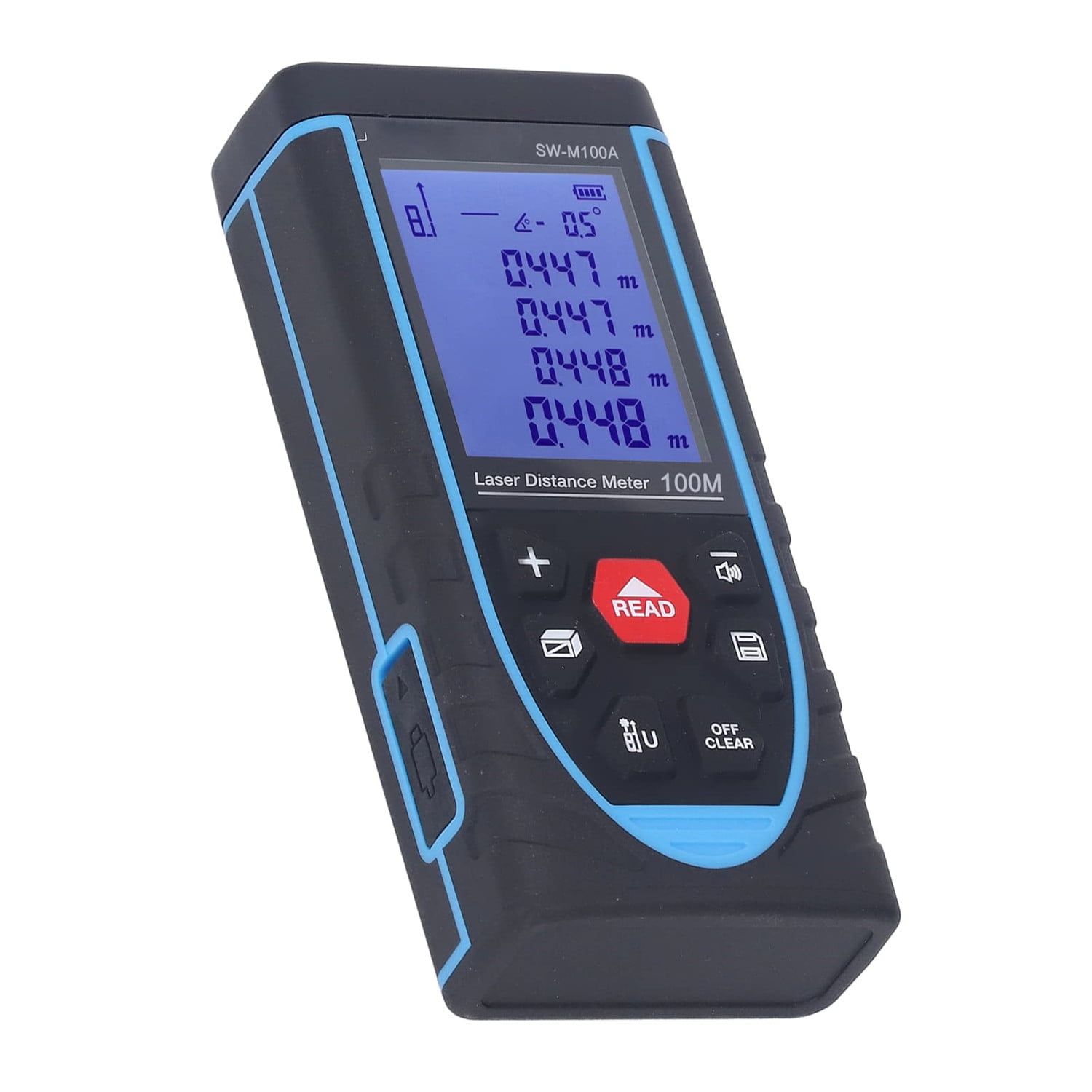 Telémetro láser, telémetro infrarrojo, telémetro digital con batería ...