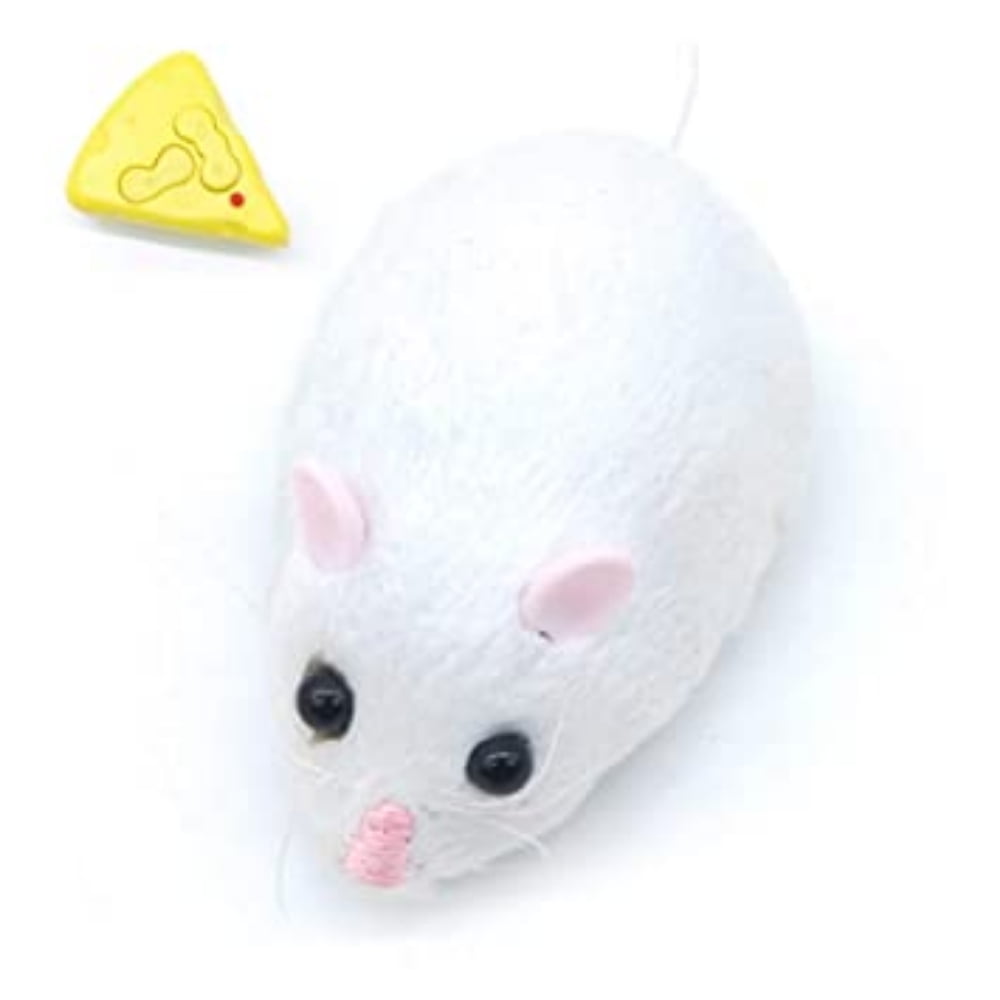 Dosaele Mini Remote Control Rat Fake Mouse Prank Toy with Cheese ...