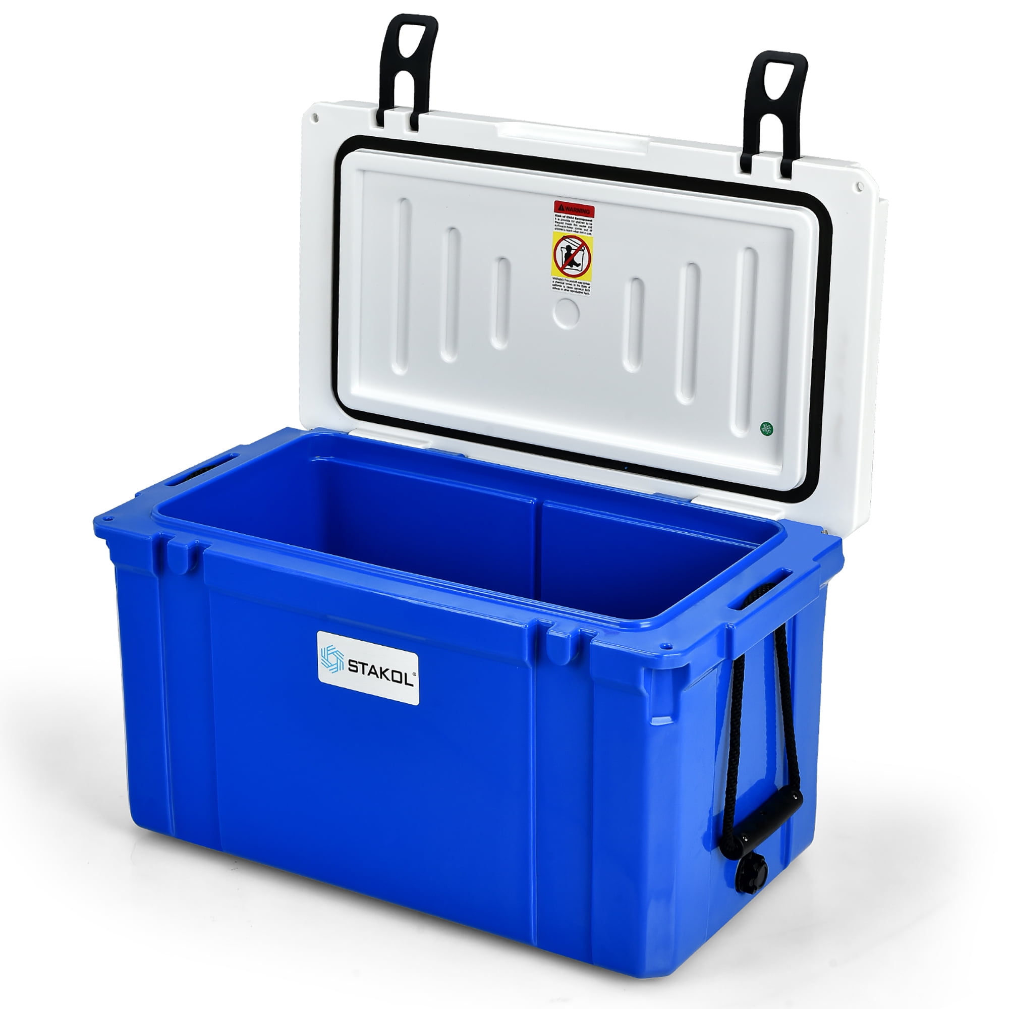 STAKOL 58 Quart Portable Cooler Ice Chest Leak-Proof 80 Cans Ice Box ...
