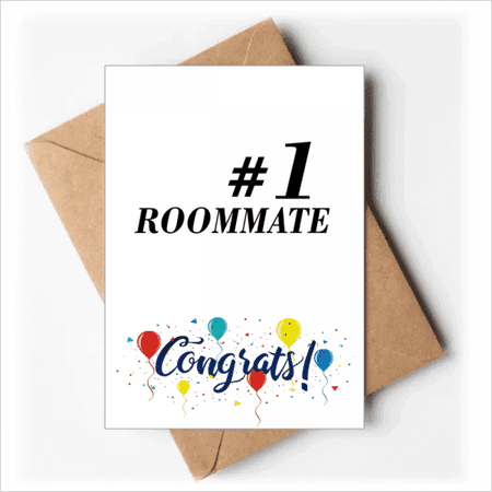 Number.1 Roommate Graduation season Wedding Cards Congratulations ...