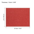 Glitter EVA Foam Sheets Red 10.8x8.4 Inch 1.5mm for Arts and Crafts ...