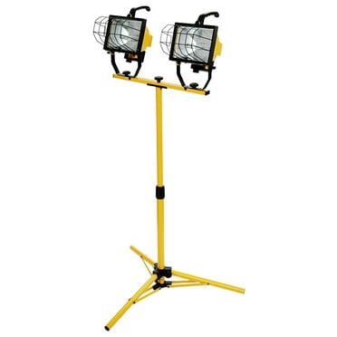 Woods L13 Two 500 Watt Yellow Portable Halogen Work Light - Walmart.com