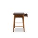 Linon Charlotte Desk, Rich Brown Finish, 30 inches Tall - Walmart.com