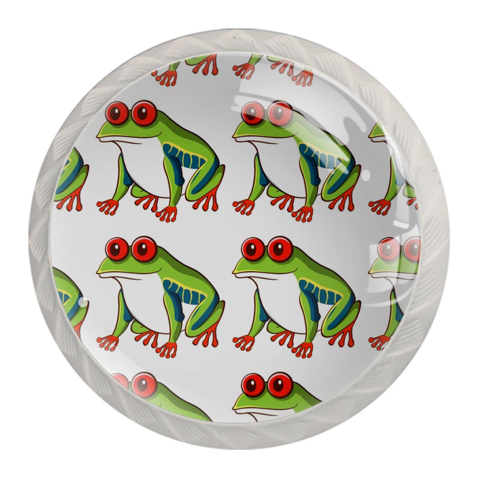 4 Pcs Frog Knobs for Kitchen Cabinet Cupboard Dresser Bookcase Drawer ...