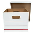 Office Depot® Corrugated Storage Boxes, Letter/Legal, 15"x12"x10", 60% ...