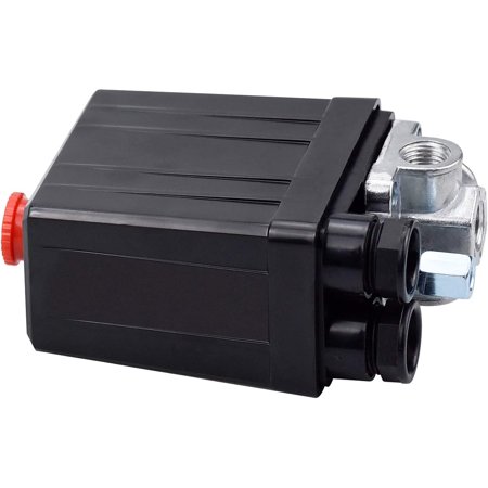 Air Compressor Pressure Switch with 4 Outlets 90-120 PSI 240V Pressure ...