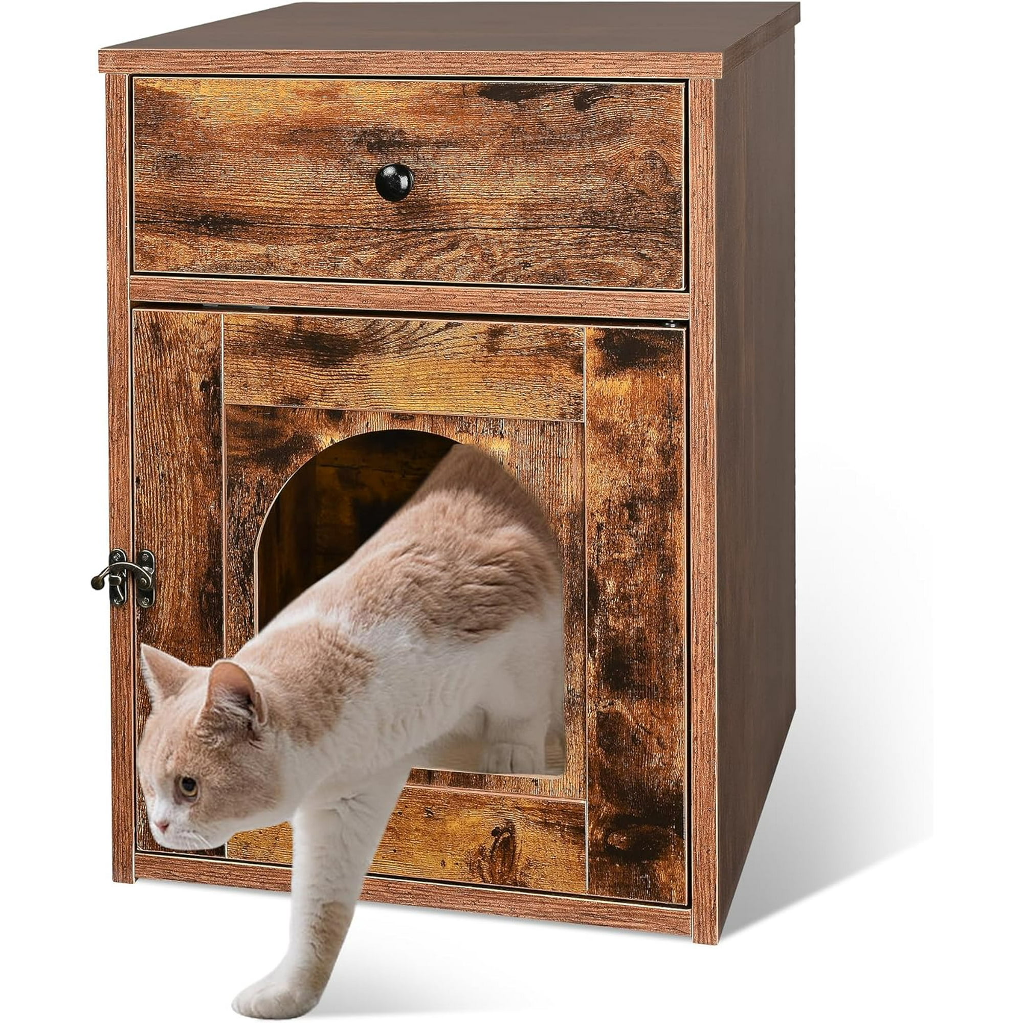 Click here for Livingbasics Wooden Cat Litter Box Enclosure Furni... prices