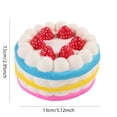 Three Layer Cake Stress Ball Big Soft Desk Squishy For Office Home ...