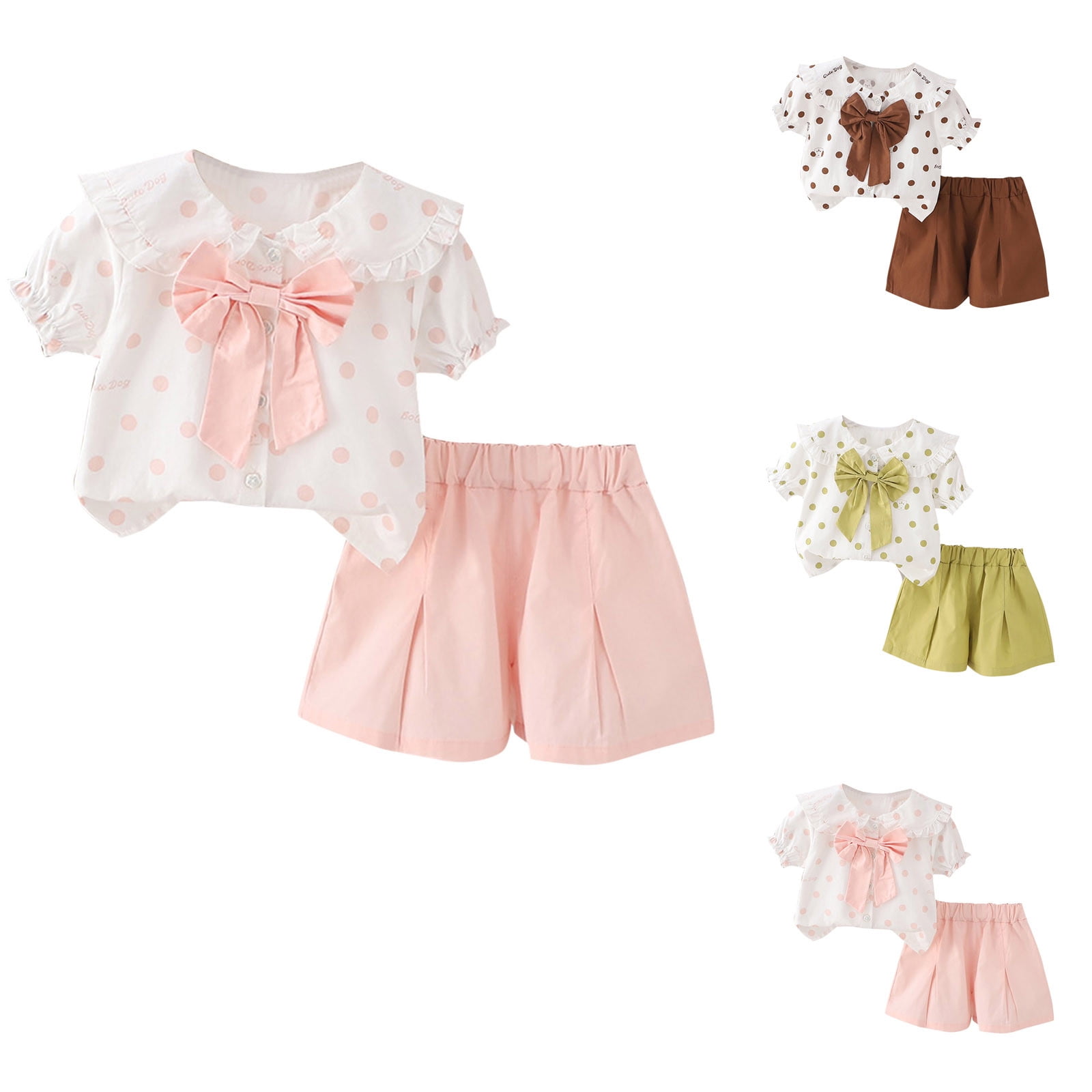 Click here for Wlynlyn Newborn Baby Girl Clothes Button Down Puff... prices