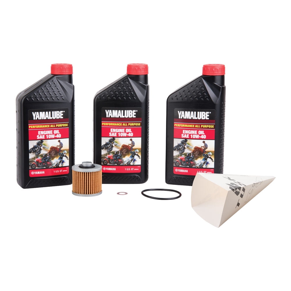 Tusk 4-Stroke Oil Change Kit for Yamalube All Purpose 10W-40 - Walmart.com