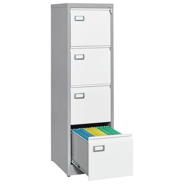 vidaXL Drawer Cabinet Freestanding Storage File Cabinet for Home Office ...