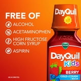 Vicks DayQuil Kids Cold and Cough Liquid, Cold Medicine for Children ...
