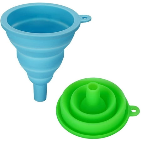 SHTUUYINGG Collapsible Silicone Funnel, Telescopic Funnel Filter Liquid ...