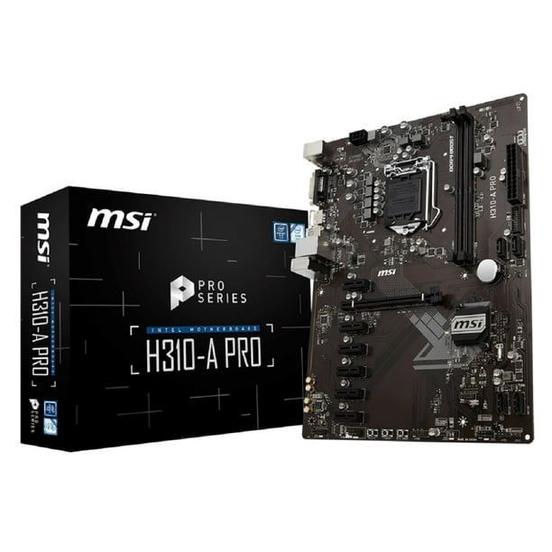 MSI Motherboard H310-A PRO - H310APRO - Walmart.com