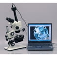 AmScope Cordless LED 7X-90X Jewel Gem Stereo Zoom Microscope New ...