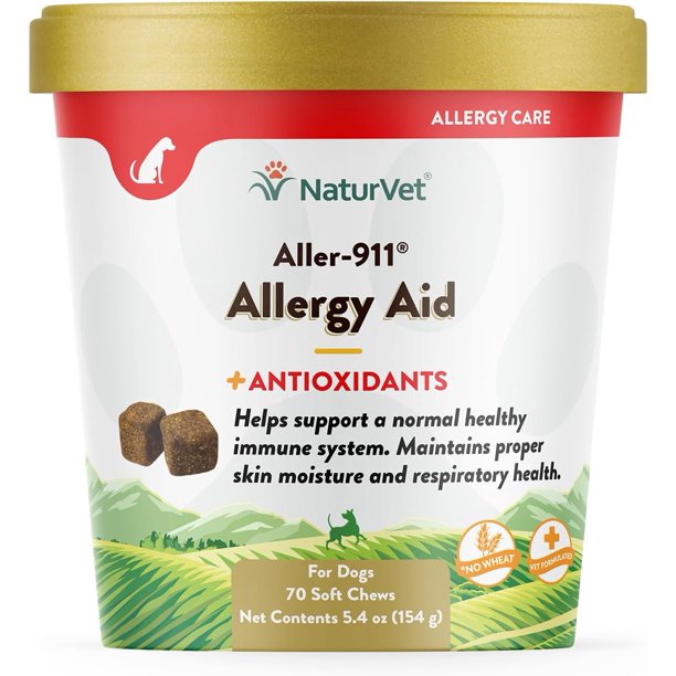 Aller-911 Allergy Aid Supplement, Skin & Respiratory Health Plus ...