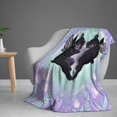 Bear Blanket, Beautiful Wild Animal Pattern Couch Lounging Blanket for ...