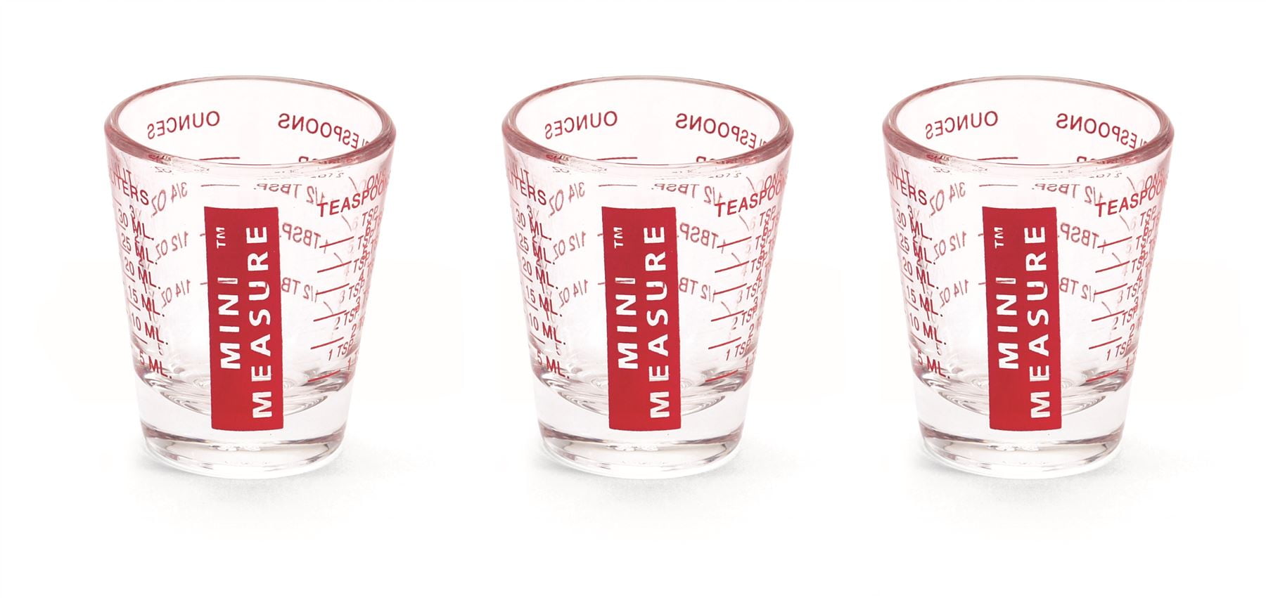 Kolder Mini Measure 20-Increment Measuring Shot Glass, for Multi ...