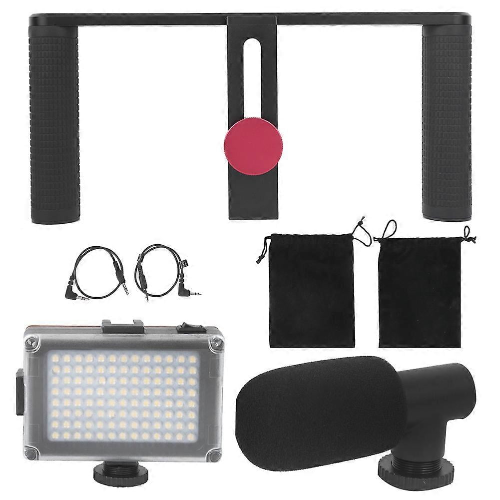 TwoHanded Mobile Phone Holder Set Stablizer for Photography Video Live ...