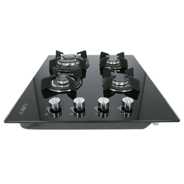 Parrilla ODIPO Cristal Templado Negra 60 CM 4 Quemadores | Walmart en línea