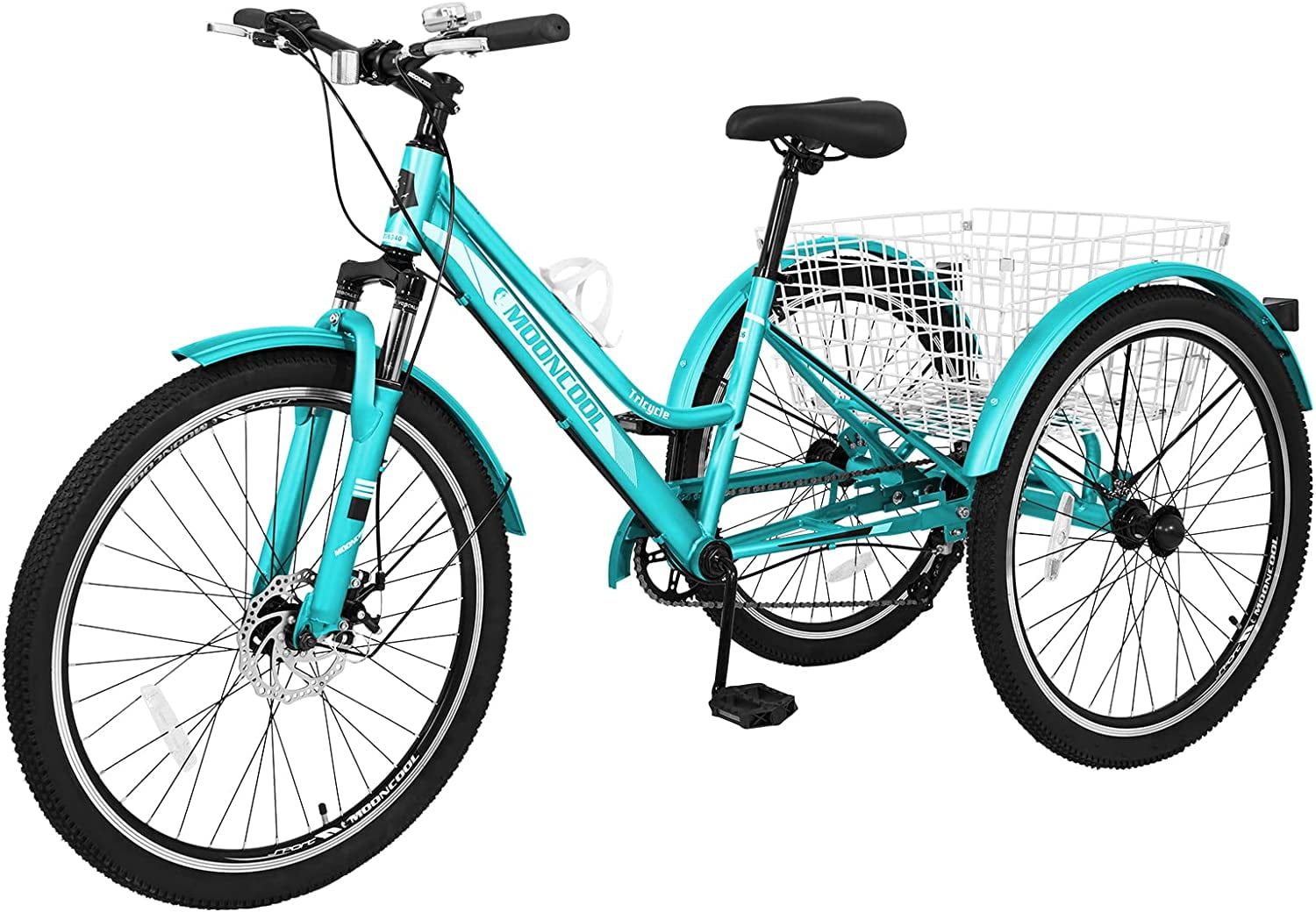ABORON Mountain Tricycle for Adults, 3 Wheeled 7-Speed Mountain ...
