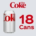 Diet Coke Sugar-Free Soda Pop, Crisp & Refreshing, 18 Pack Cans, 12 fl ...