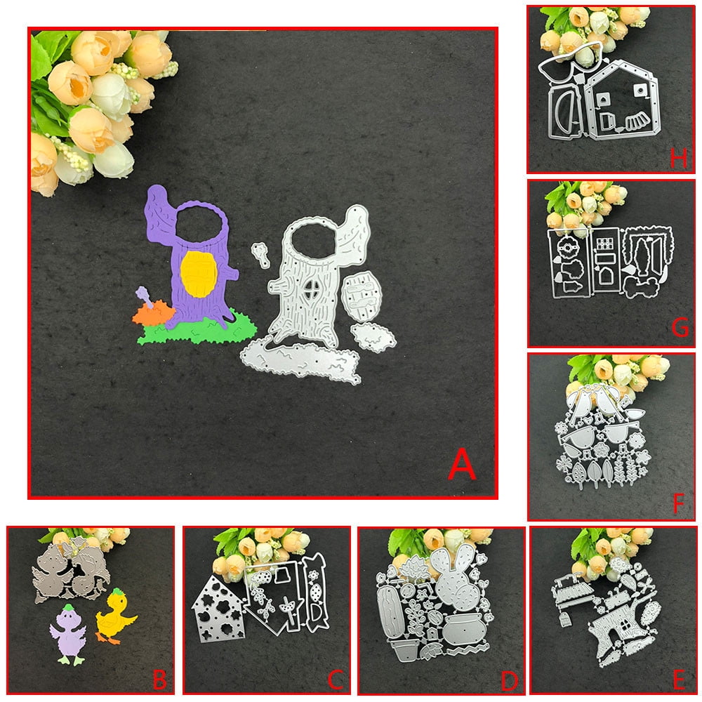 Ganfancp Metal Die Troqueles de Corte Stencil para Diy Scrapbooking ...