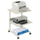 BALT Dual Laser Printer Stand, Three-Shelf, 24w x 24d x 33h, Gray ...