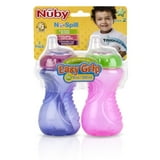 Nuby Easy Grip Sippy Cups Transition for Baby, Trainer Sipeez 6+m, 10 oz, 2.0 PACK - Walmart.com