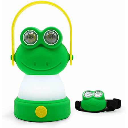LED Frog Kids Camping Lantern & Headlamp Combo - 2 Light Modes | Fold ...