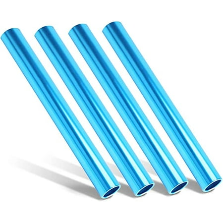 Aluminum alloy baton track and field relay baton 4 pieces blue ...