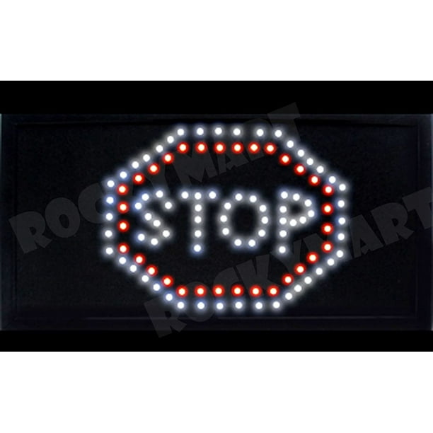 *LED sign STOP SIGN - Walmart.com