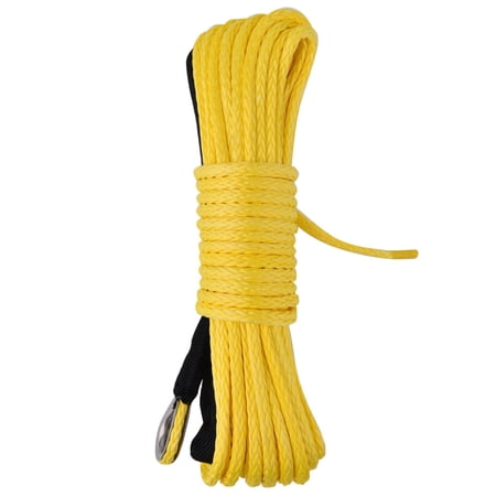 TOBERICH 5mm×15m Good 12 Strand Braid Winch Line Synthetic Pulling ...