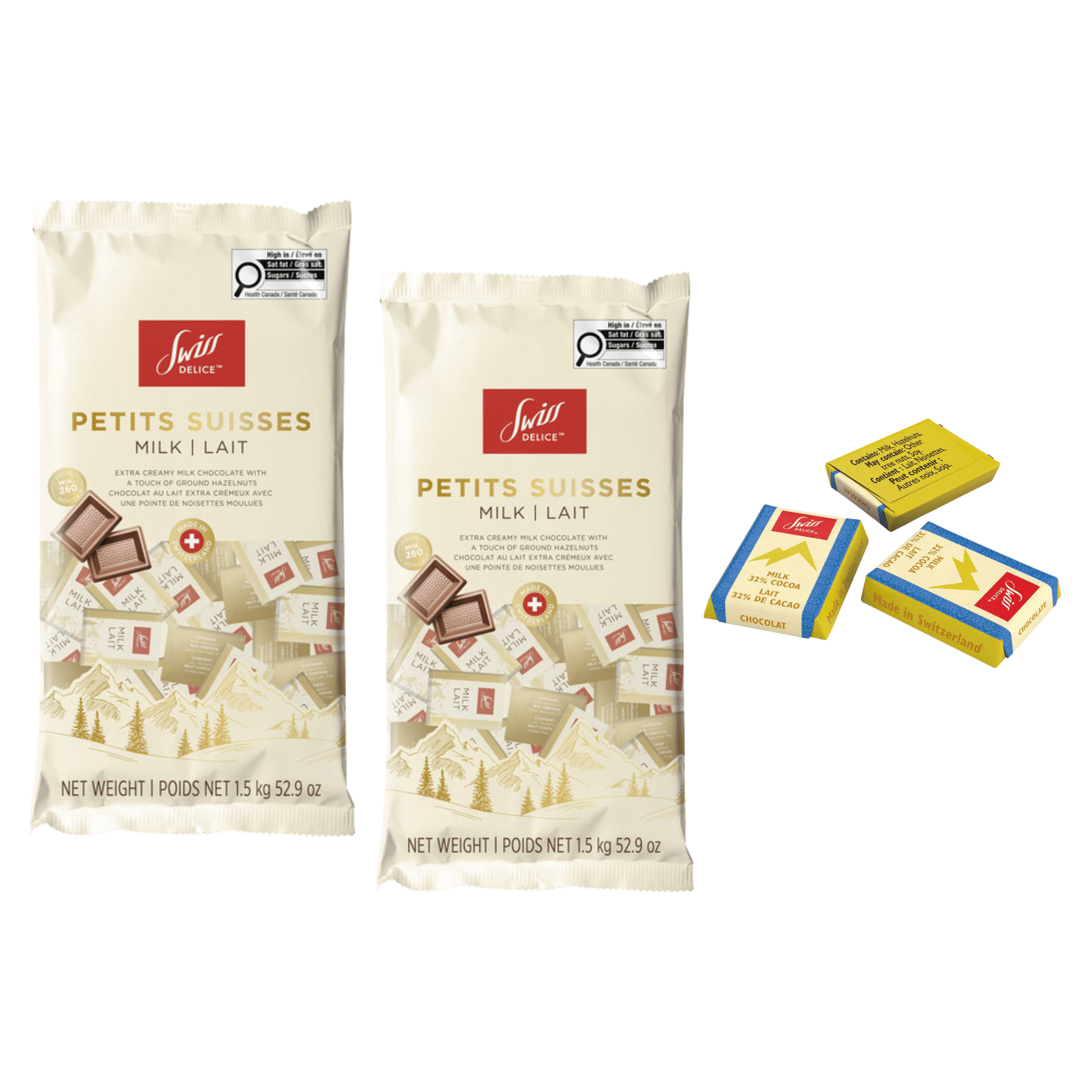 Click here for Swiss Delice Extra Creamy Individually Wrapped Mil... prices