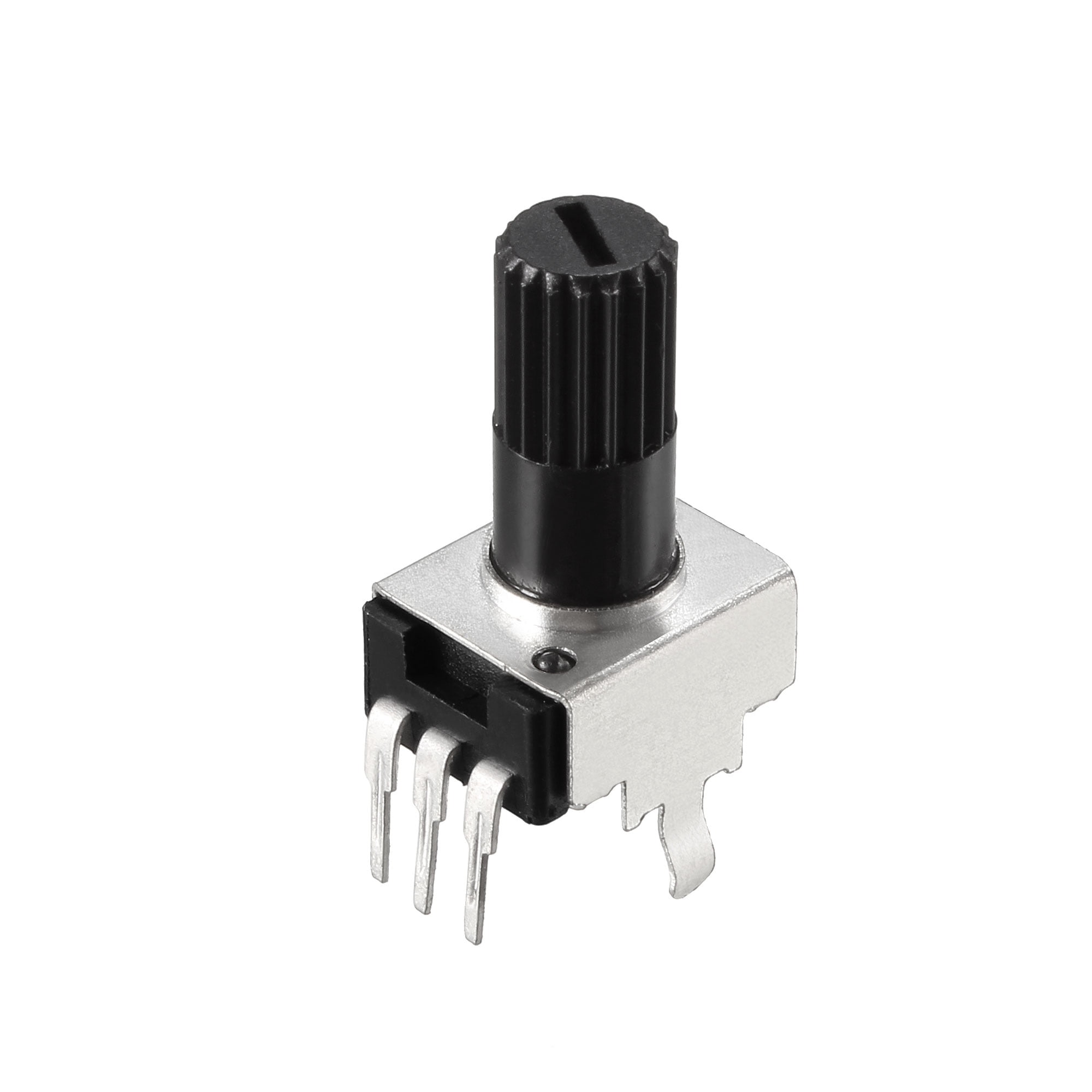 Potentiometer 500K Ohm Variable Resistors Single Turn Rotary Carbon ...